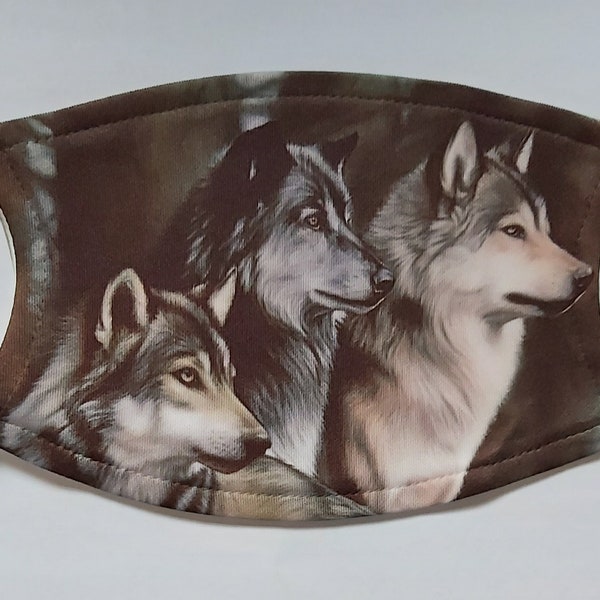 Wolf Pack Mask - Etsy