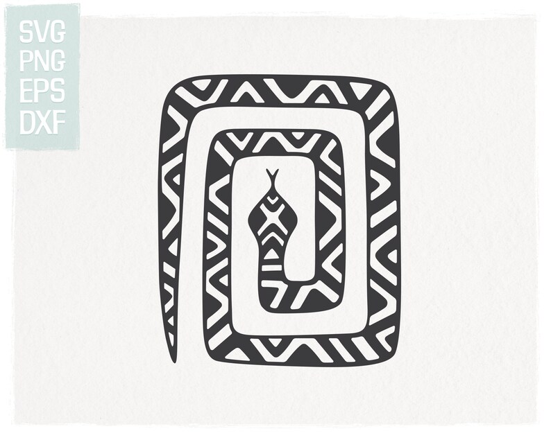 Snake SVG Instant Download Ethnic Snake PNG Dxf Eps Svg - Etsy