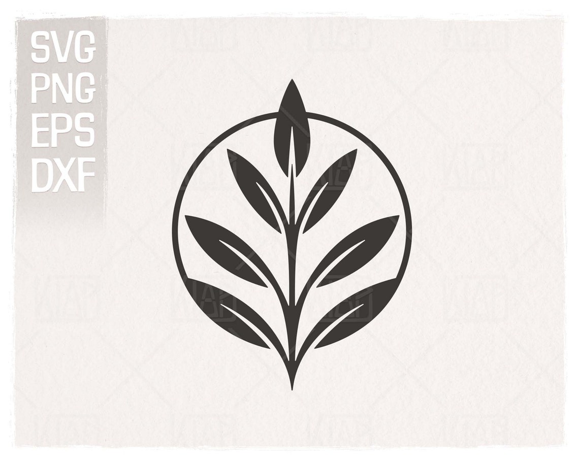 Botanical SVG Plant SVG Instant Download Png Dxf Eps Svg | Etsy