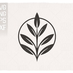 Botanical SVG Plant SVG Instant Download Png Dxf Eps Svg | Etsy