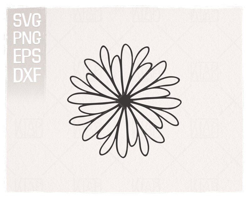 Flower SVG Floral SVG Instant Download SVG Cut File Png - Etsy