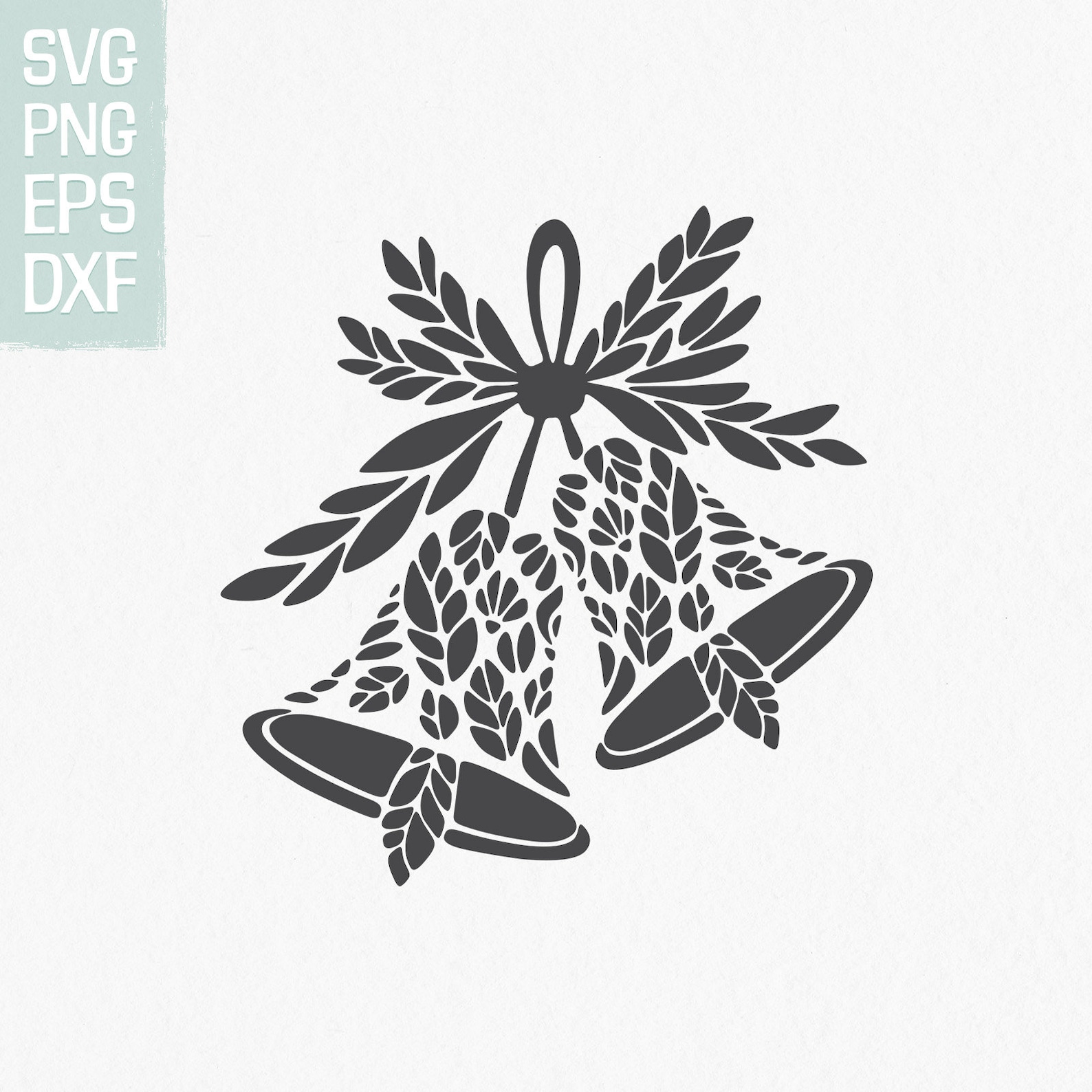 Christmas Bells SVG | Jingle Bells DXF Cut File | Instant Download - Etsy