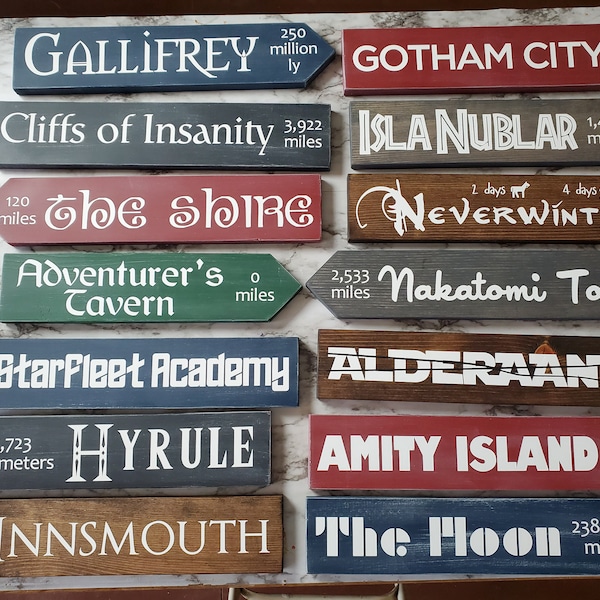 Mileage Signs - Etsy