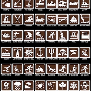 National Park Gallery Wall Sign Grouping, National Parks and Recreation ...