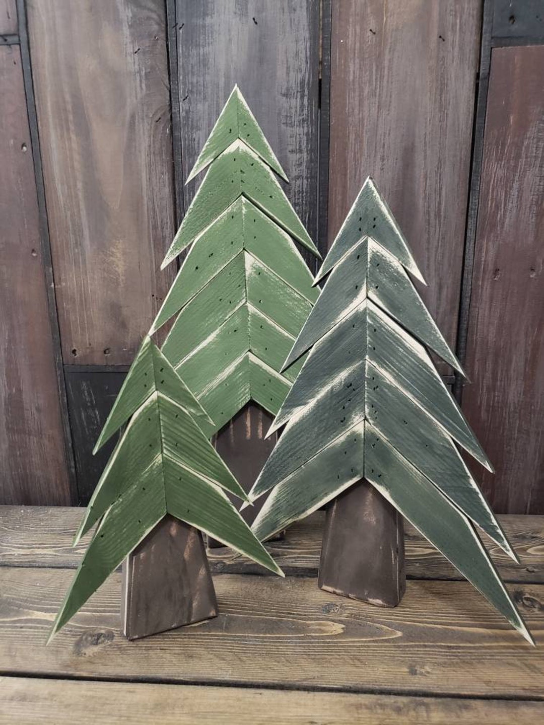 Evergreen Trees, Woodland Nursery, Lake House Cabin Decor, Christmas ...