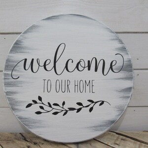 18 Welcome to Our Home Round Sign Welcome Home - Etsy