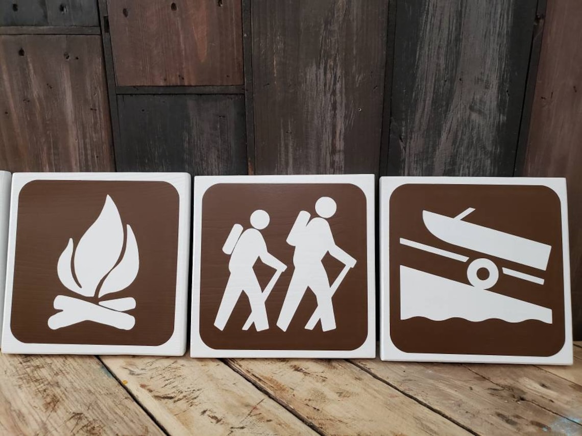 SINGLE National Parks & Recreation Sign Choose From 100 - Etsy