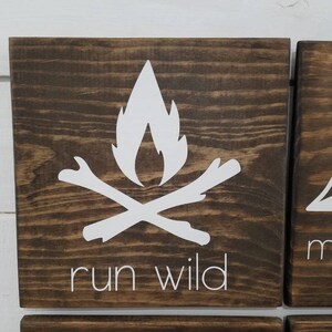 Woodland Nursery Decor, Rustic Forest Baby's Room Signs, Customizable ...