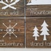 Woodland Nursery Decor, Rustic Forest Baby's Room Signs, Customizable ...
