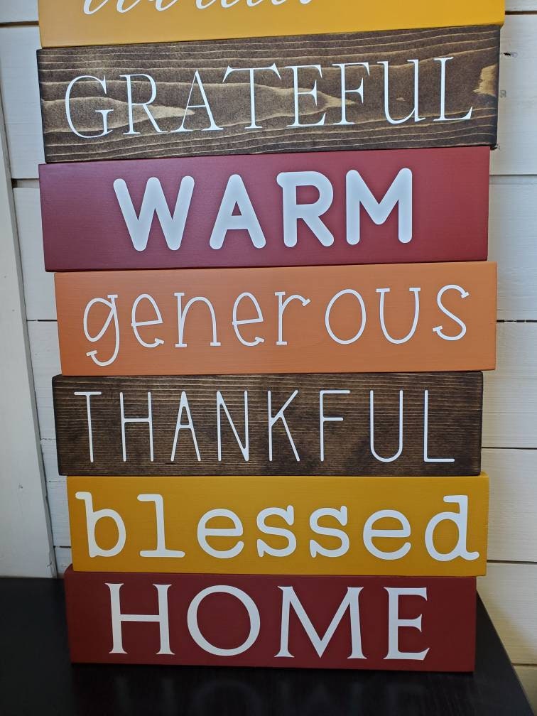 Thanksgiving Porch Sign Personalized Autumn Porch Leaner - Etsy