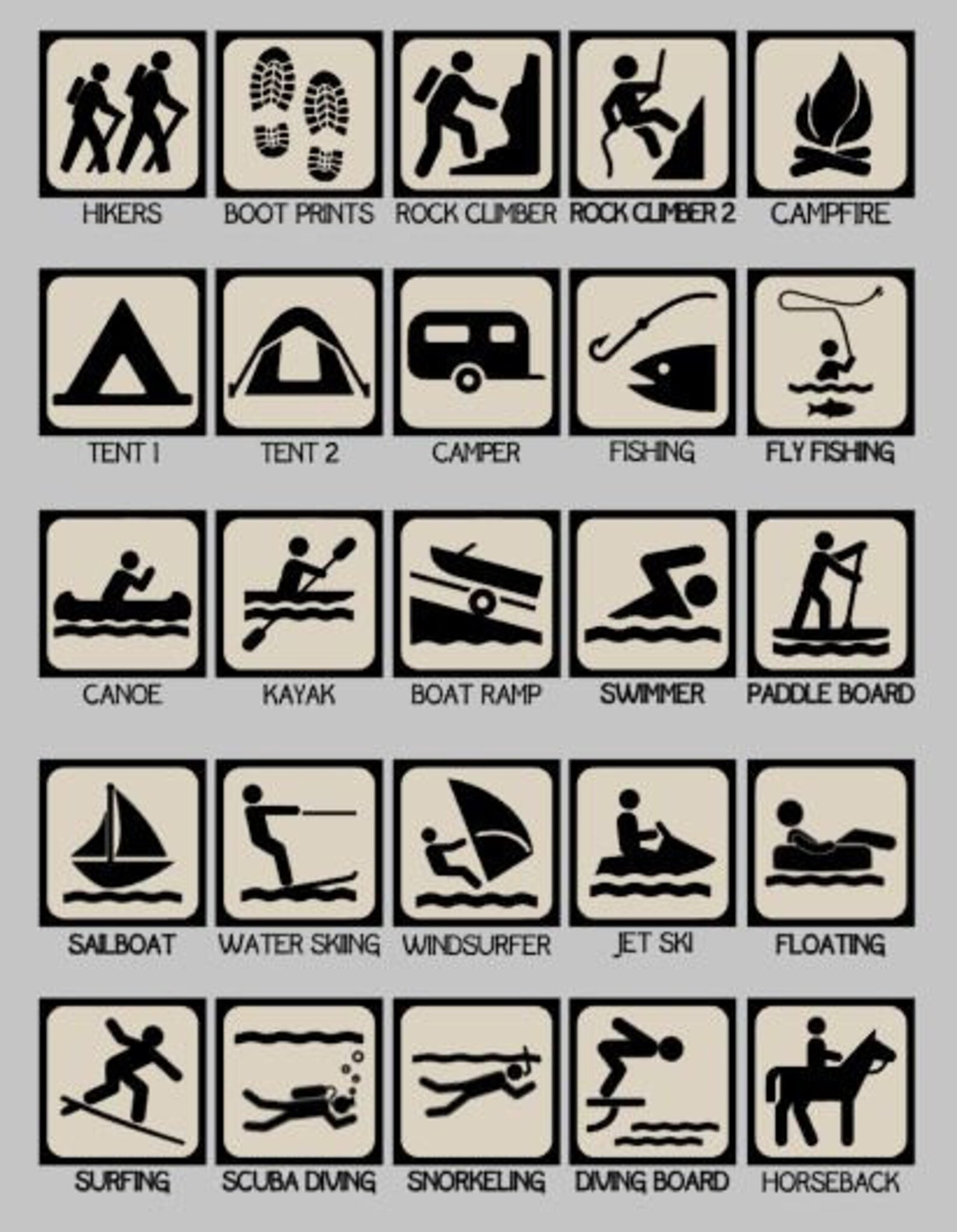 SINGLE National Parks & Recreation Sign Choose From 100 - Etsy