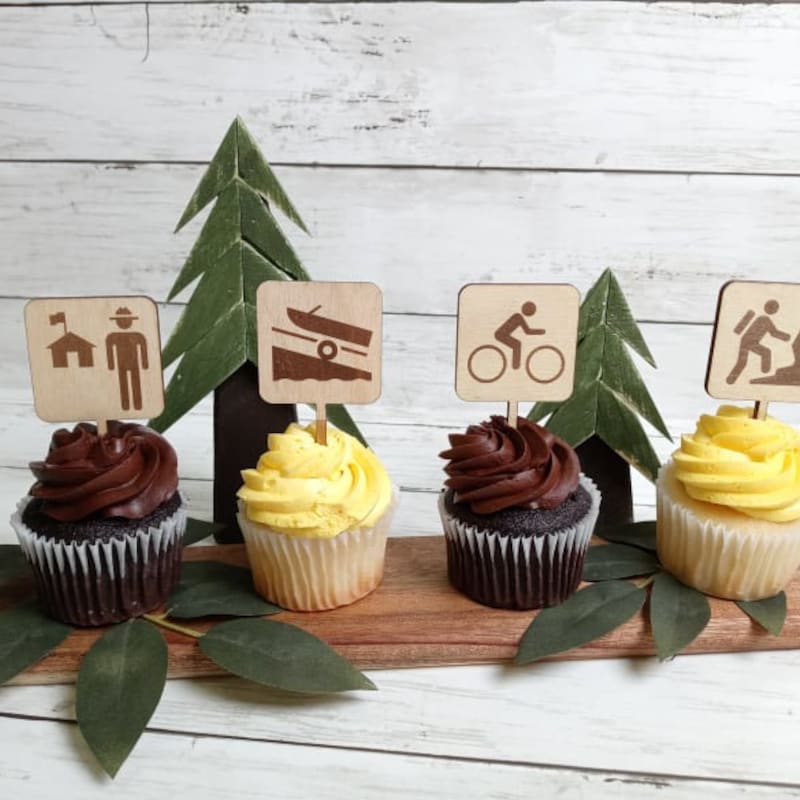 National Park Cake Topper - Etsy