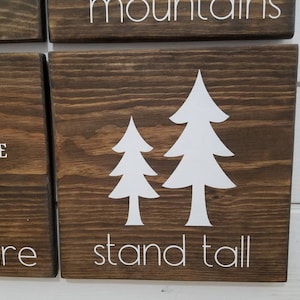 Woodland Nursery Decor Rustic Forest Baby's Room Signs - Etsy