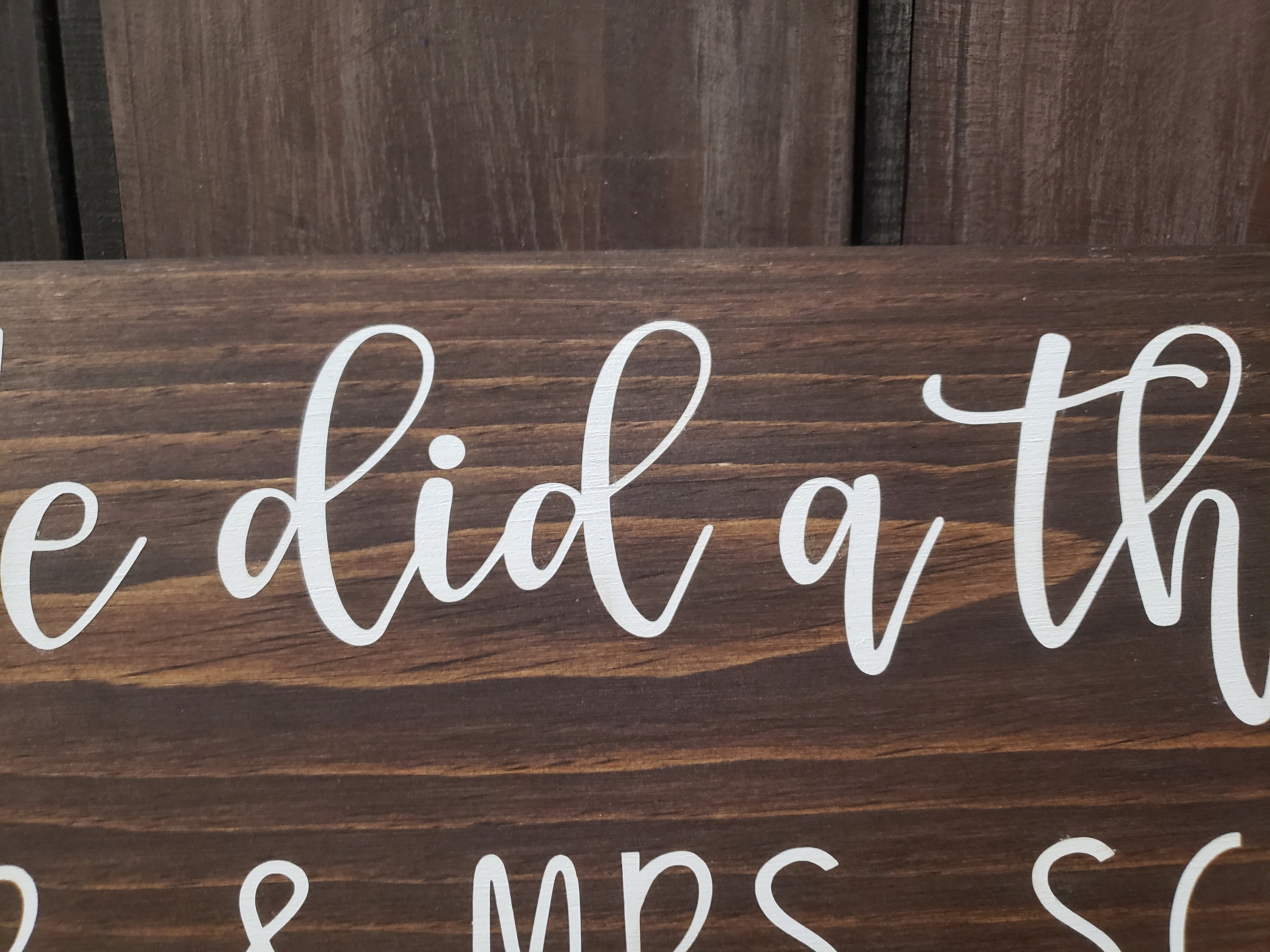 Wedding Announcement Sign Personalized Elopement Sign - Etsy