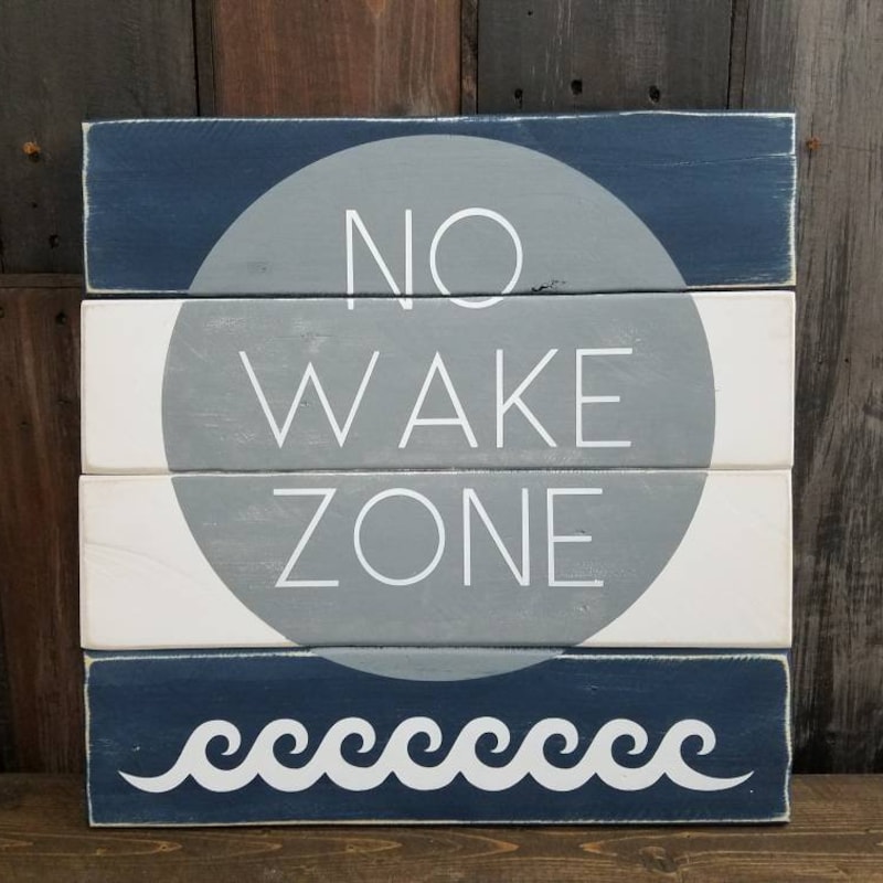 No Wake Zone - Etsy