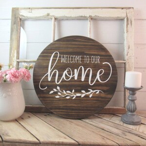 18 Welcome to Our Home Round Sign Welcome Home - Etsy