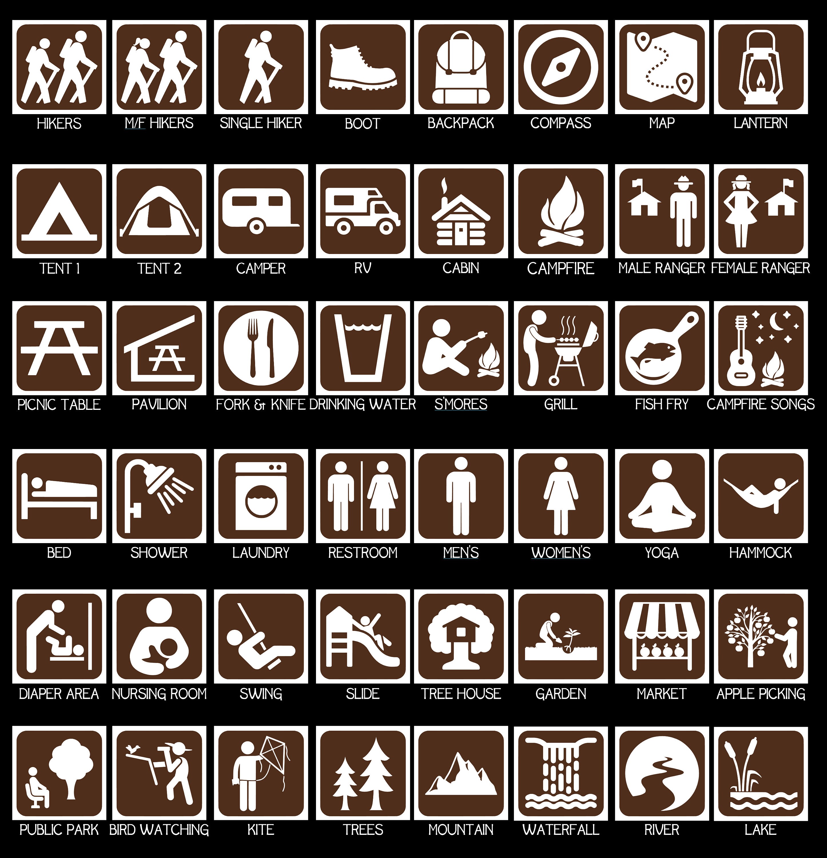 National & State Park Sign, Gift for Kayaker, Hiker Birthday ...