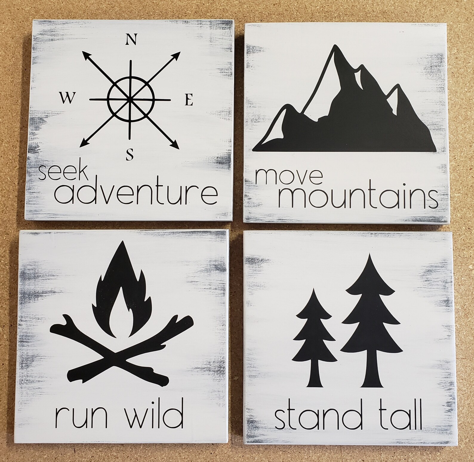 Woodland Nursery Decor, Rustic Forest Baby's Room Signs, Customizable ...