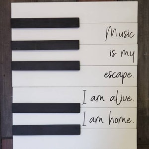 Rustic Piano Wall Hanging, Farmhouse Piano Decor, Band, Choir Director ...