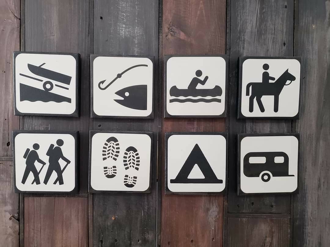 National Parks & Recreation Sign, 100+ Image Choices, Cabin Decor ...