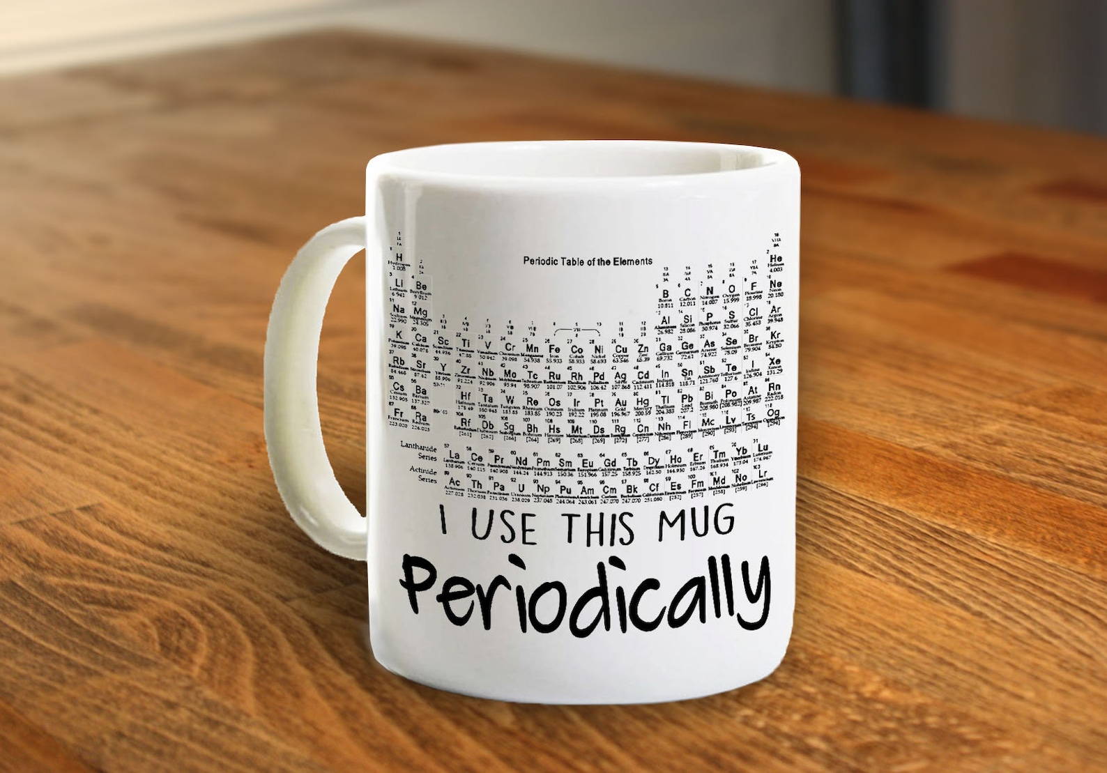 Periodic Table Physics Gift Coffee Mug Science Teacher Gift | Etsy