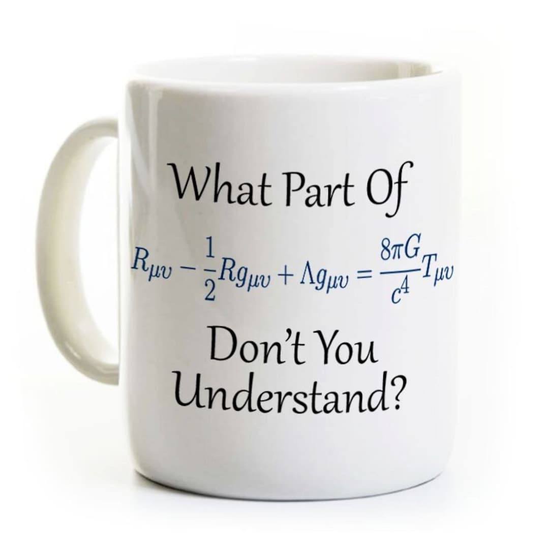 Physics Teacher Coffee Mug - Einstein Equation - Scientist Physicist ...