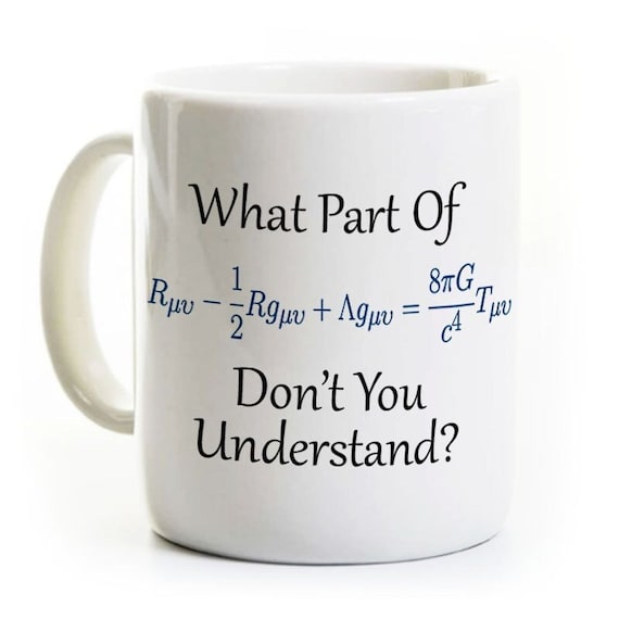 Physics Teacher Coffee Mug Einstein Equation Scientist | Etsy