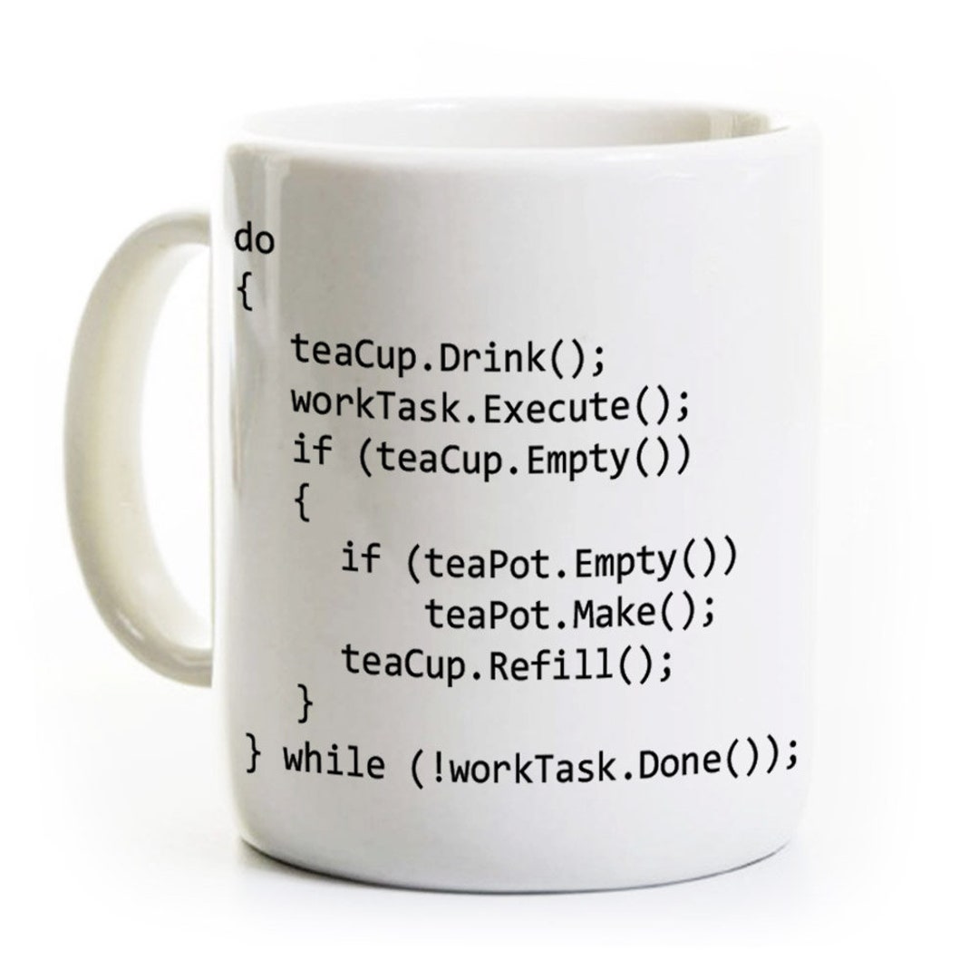 C Program Tea Mug/cup Valid Program Computer Science - Etsy