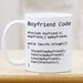 Boyfriend Coffee Mug Gift Valentines Day Gift for Programmer Coder ...