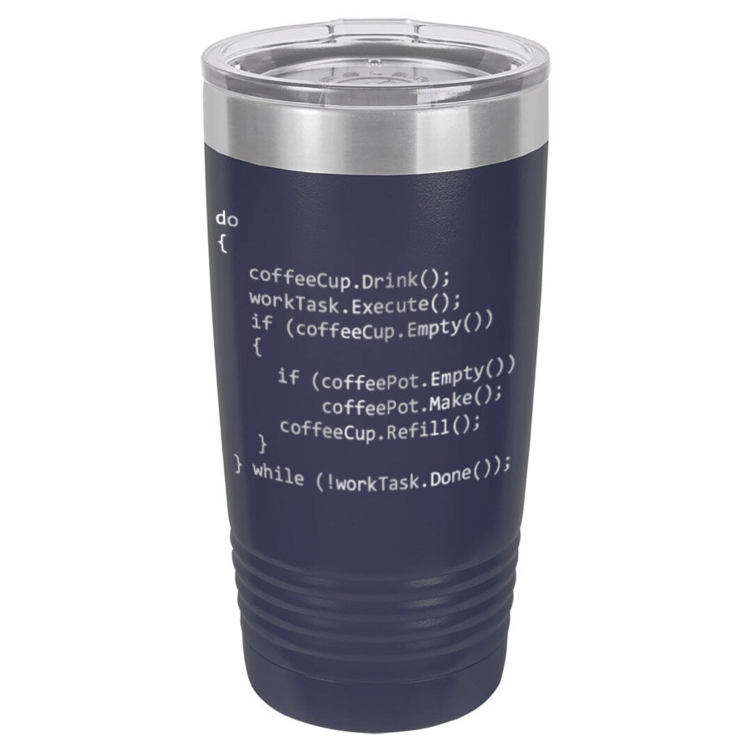 Programmer Computer Science Tumbler Coffee Mug Travel C Gift for ...