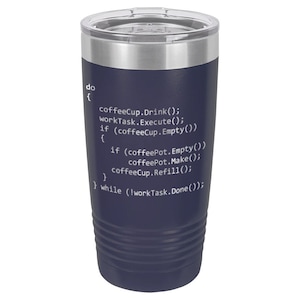 Programmer Computer Science Tumbler Coffee Mug Travel C Gift for ...