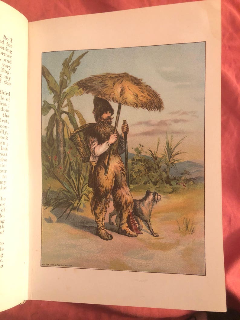 Robinson Crusoe Daniel De Foe Mckays Colored Classics - Etsy