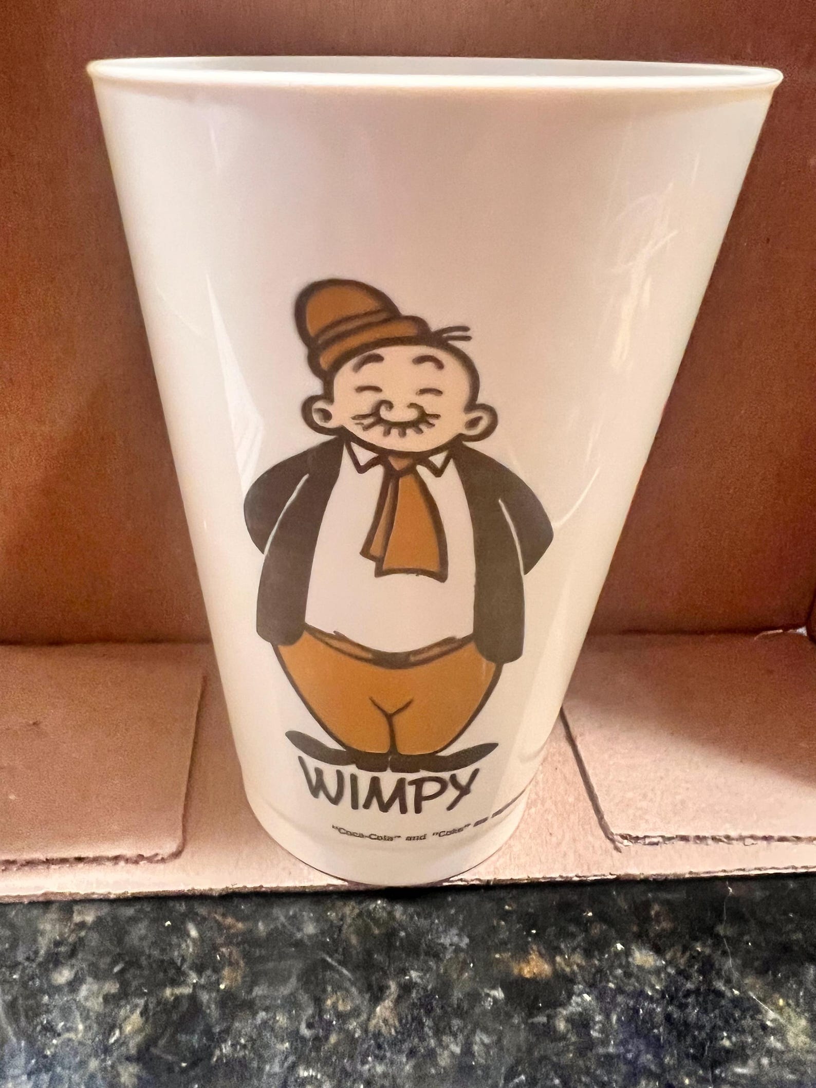 Vintage 1977 Coca Cola Wimpy Plastic Cup Collector - Etsy