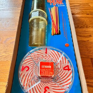 Vintage 1967 Kerplunk Game by Ideal~original Box, Cat Eye Marbles ...