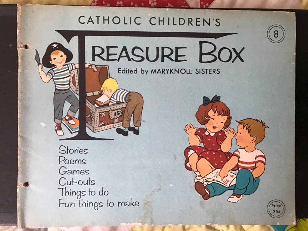 VTG Catholic Children's Treasure Box Number 8 1958 Craft Make-and-do ...