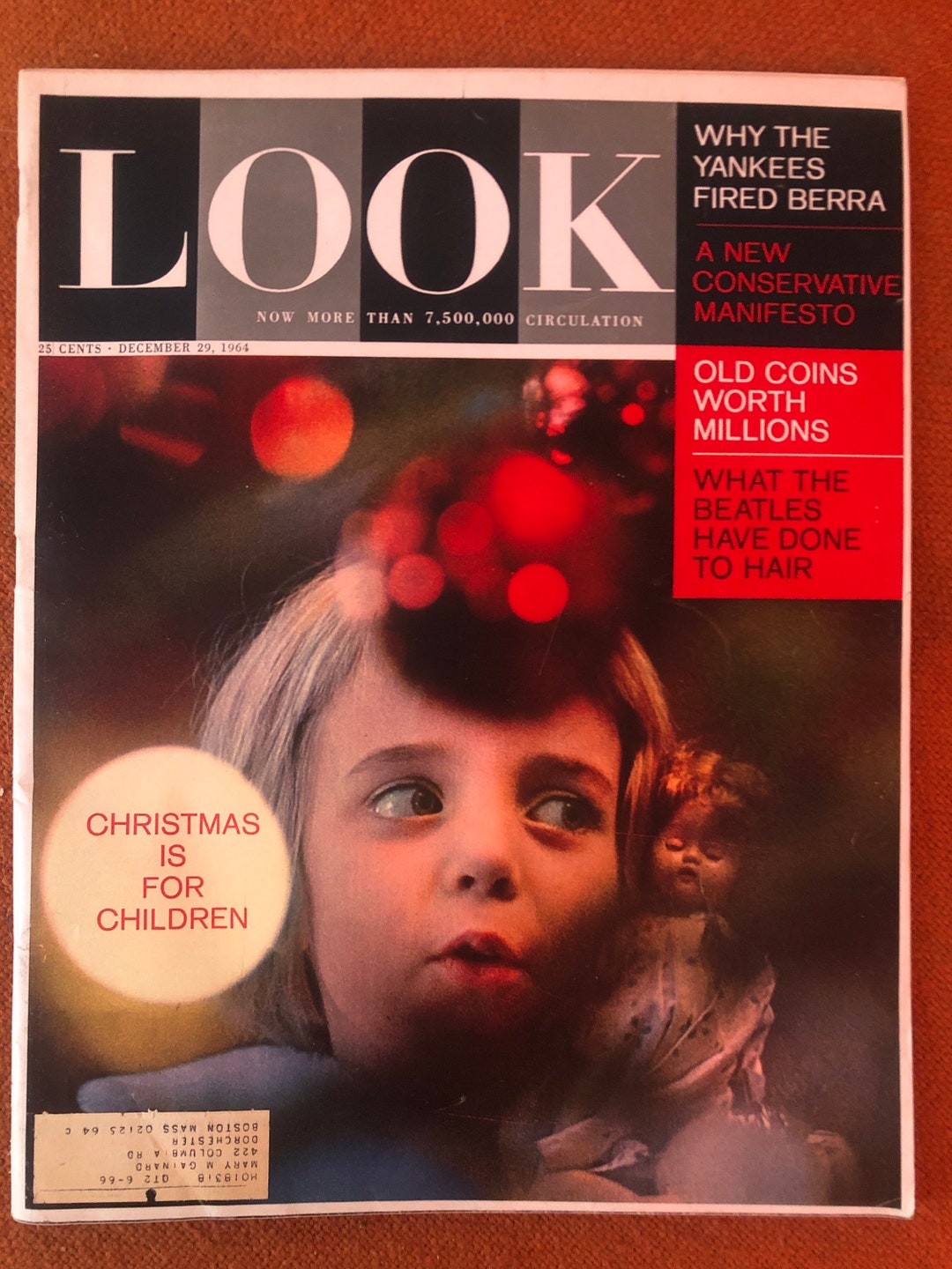 Look Magazine December 29 1964 Christmas Issue the Beatles - Etsy