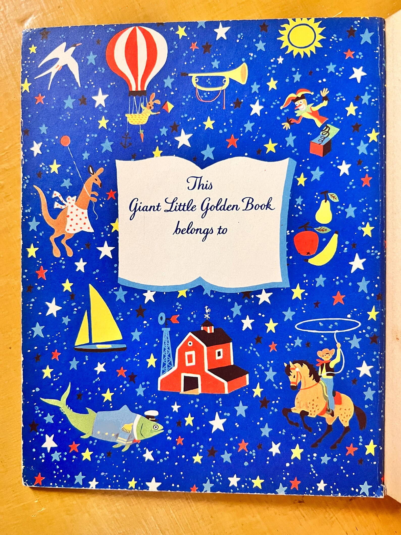 1957 Giant Little Golden Book Animal Stories “A” Edition - Etsy