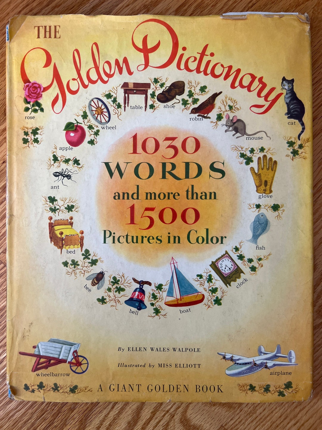 1944 the Golden Dictionary 1030 Words and More Than 1500 Pictures in ...