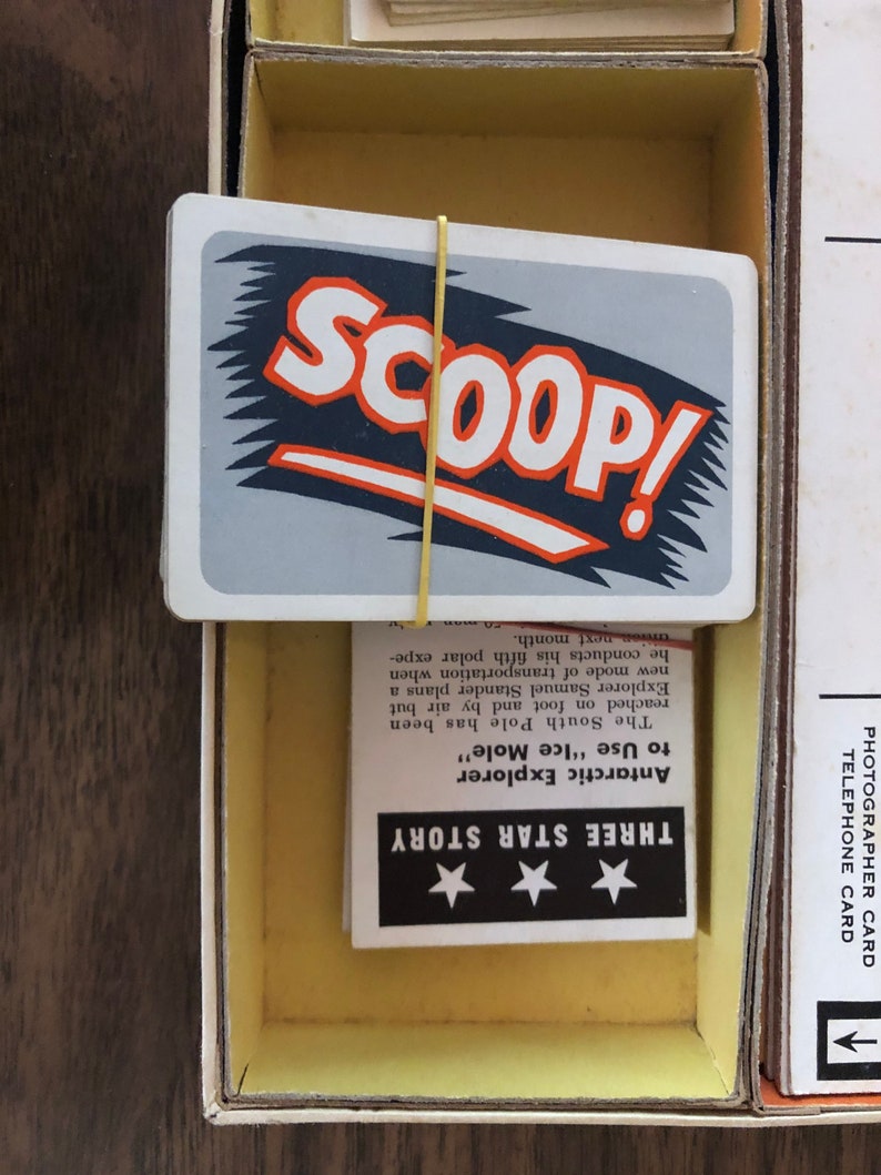 1956 Scoop the Publish Your Own Newspaper Game Parker - Etsy