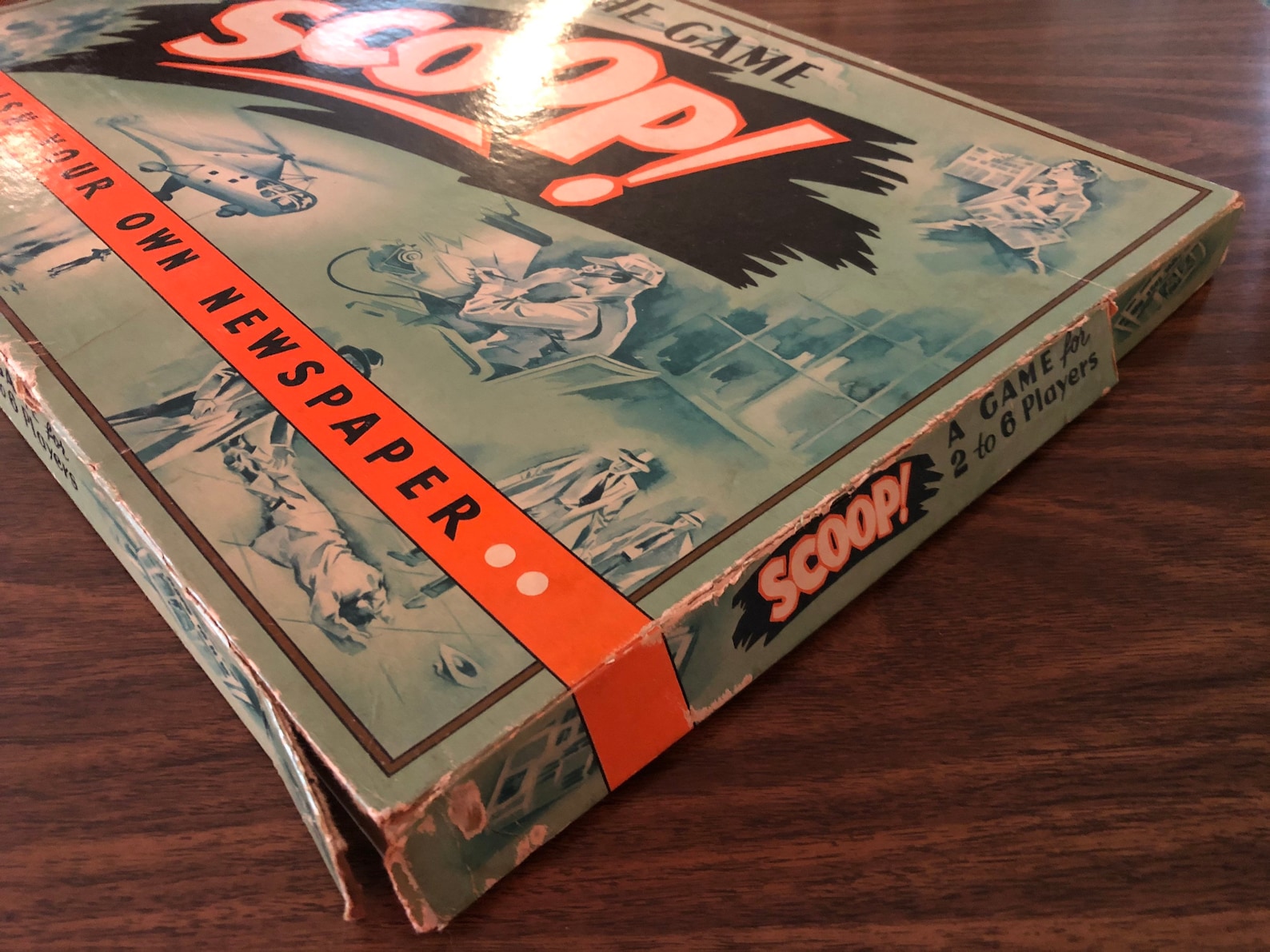 1956 Scoop the Publish Your Own Newspaper Game Parker - Etsy