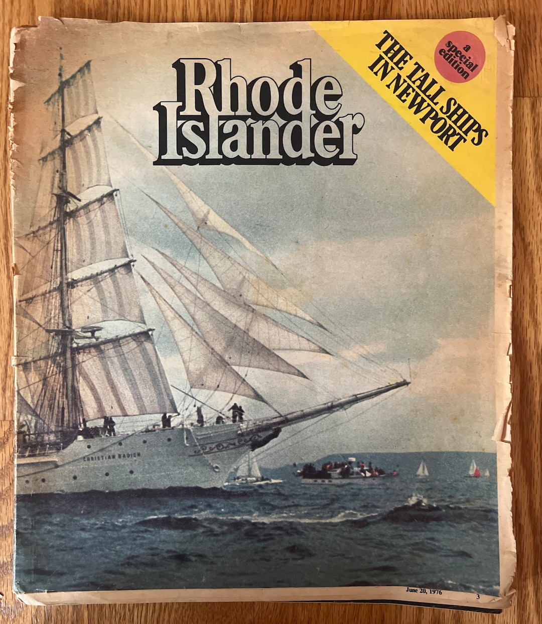 June 29 1976 Rhode Islander the Tall Ships in Newport Magazine - Etsy