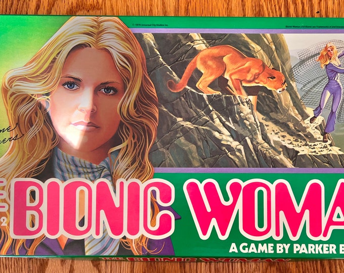 Vintage 1976 the Bionic Woman Board Game Parker Brothers - Etsy