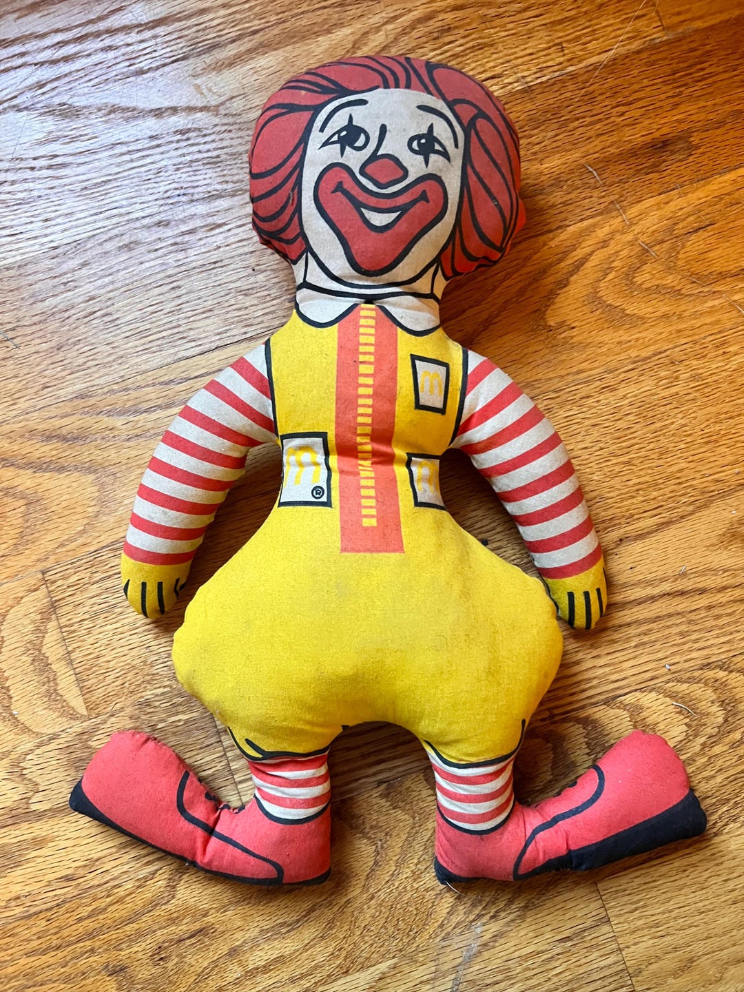 Vintage 1970s Ronald Mcdonald Mcdonalds Stuffed Cloth Doll 16” - Etsy