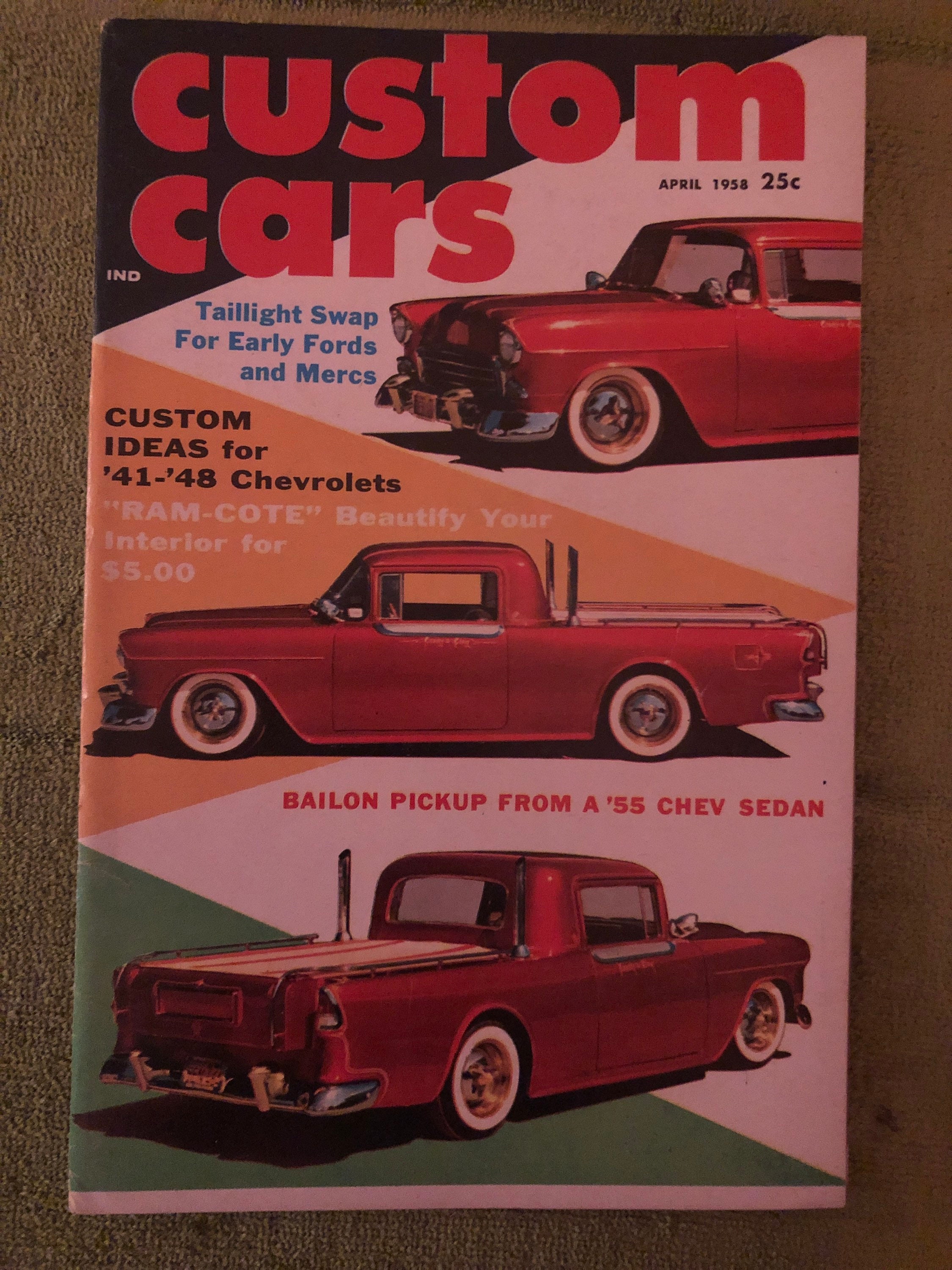 SINGLE Issue Vintage Custom Cars Magazine Digest April May | Etsy