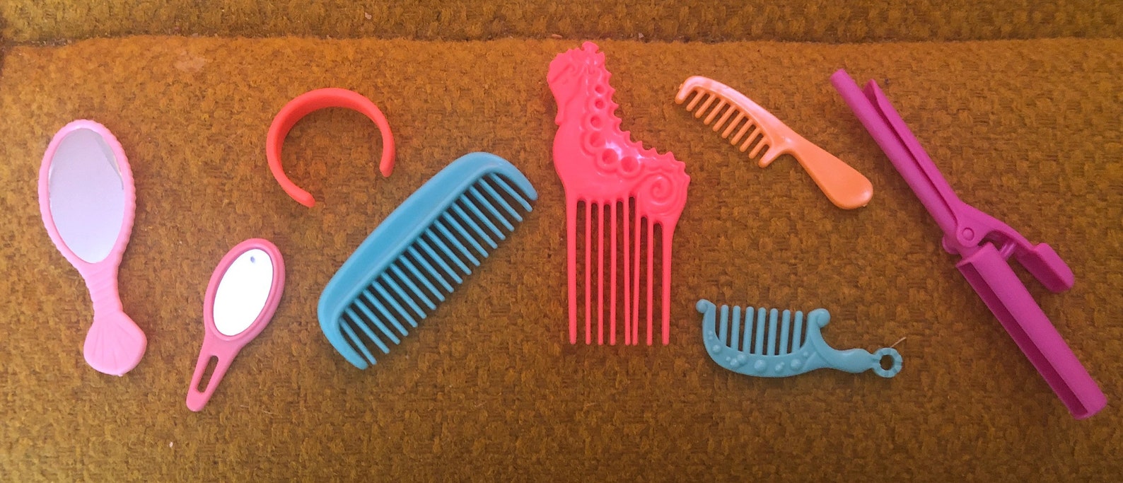 Vintage Barbie lot of miniature combs mirrors brush hair | Etsy