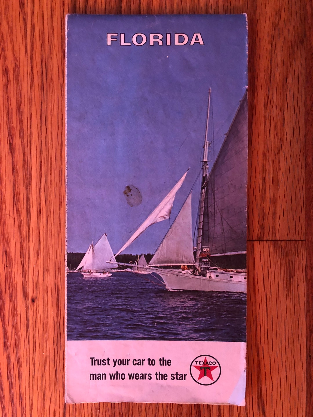 1966 Vintage Texaco Florida Map Pamphlet - Etsy