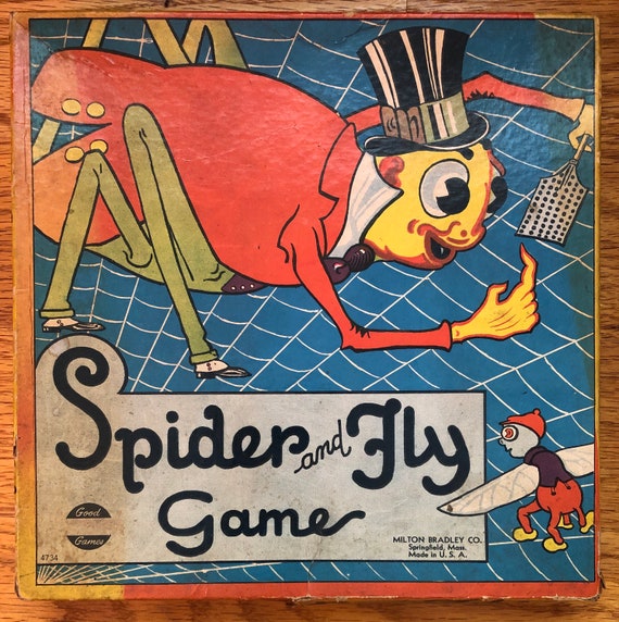 1932 Spider and Fly Milton Bradley Board Game 4734 - Etsy