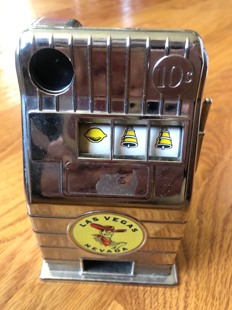 Vintage 1960s Reno Toy Bank Coin Machine in Box - Etsy