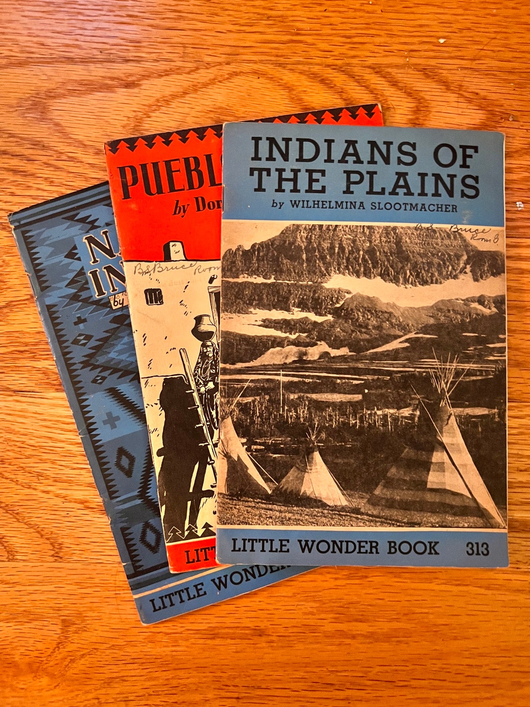 Vintage 1940s Little Wonder Book Indians 3 Books - Etsy
