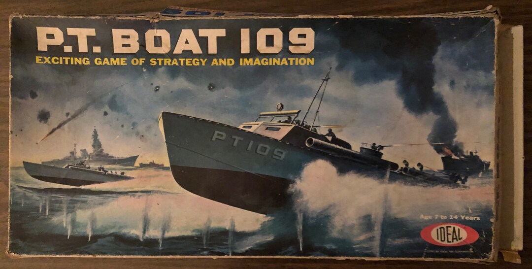 P.T. Boat 109 Board Game by Ideal Toy Corp. 1963 - Etsy
